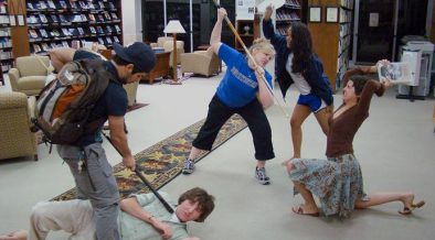 Fighting in the Library! – The Megaphone